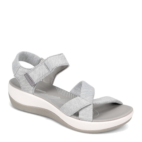 Clarks | Shoes | Clarks Gray Arla Gracie Sandal Women | Poshmark